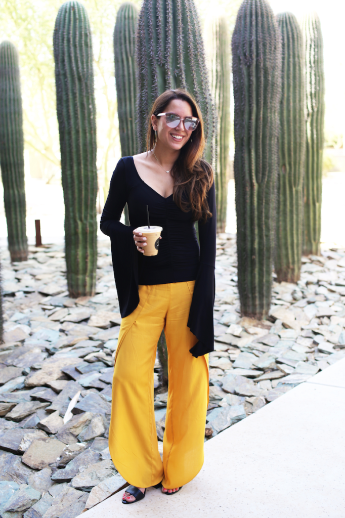 What to Wear with Mustard Yellow Pants - Life with Mar
