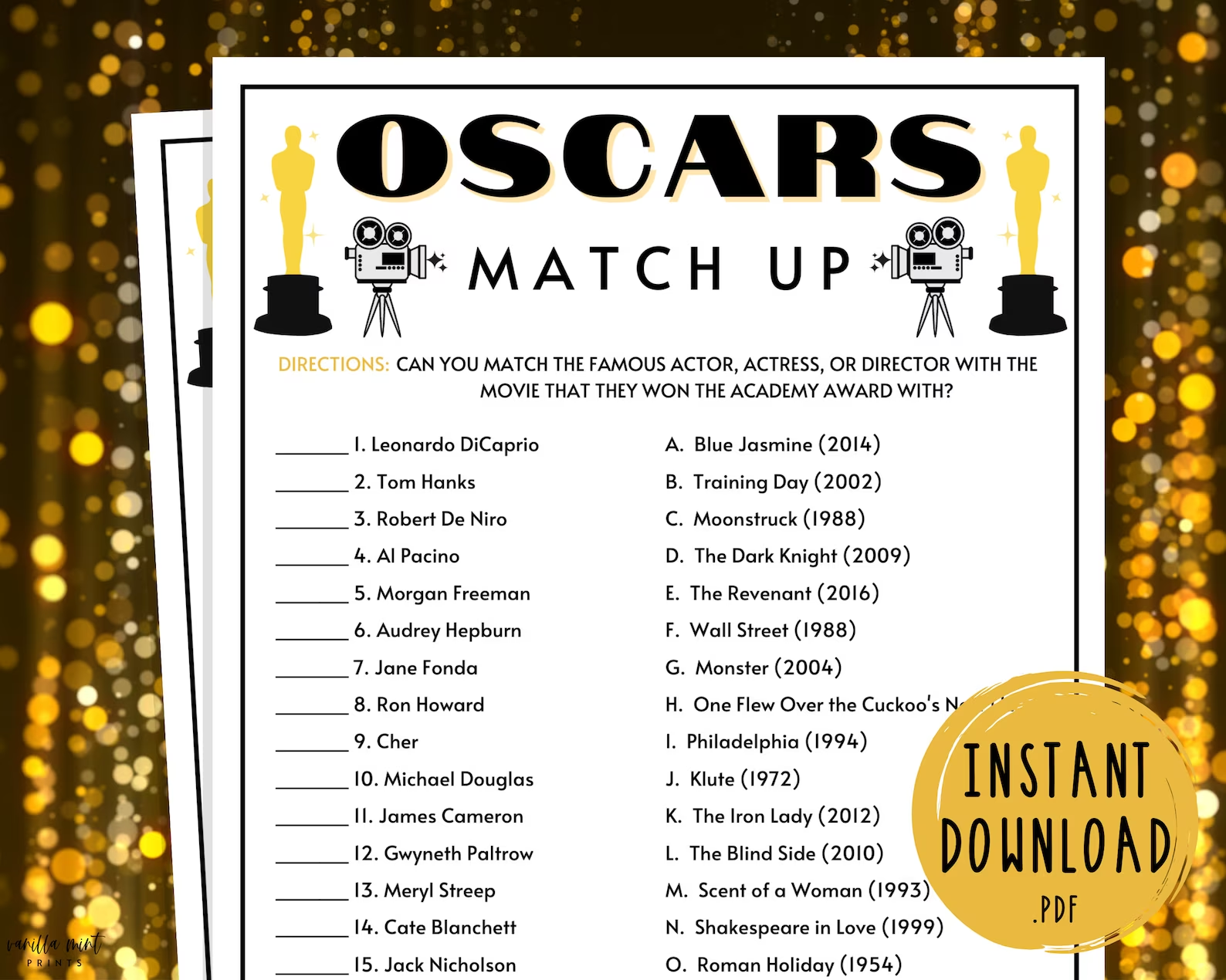 10 Totally Gorgeous Oscar Party Ideas To Copy Right Now