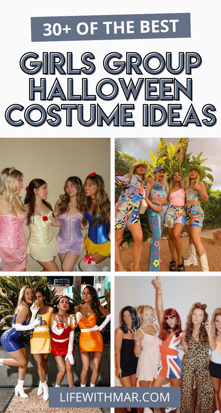 30+ Cute & Memorable Girls Group Halloween Costume Ideas - Life with Mar