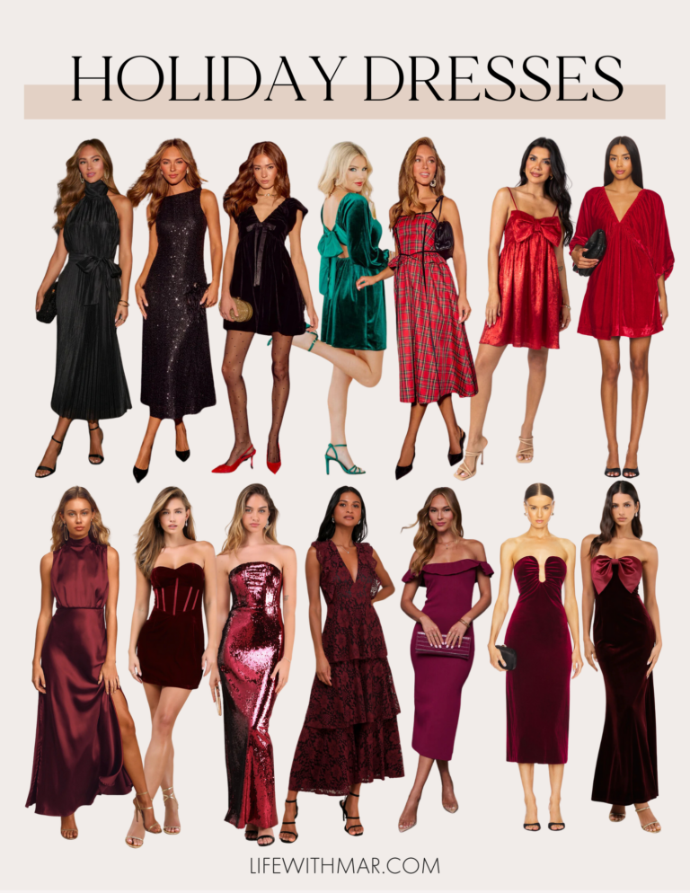 The Prettiest Holiday Dresses For Every Occasion - Life with Mar