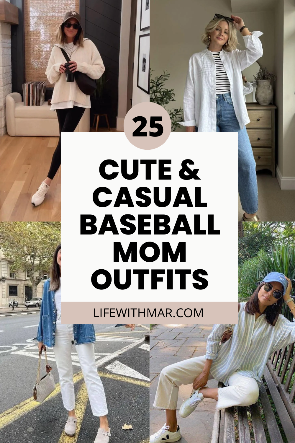 25+ Cute & Casual Baseball Mom Outfits - Life with Mar